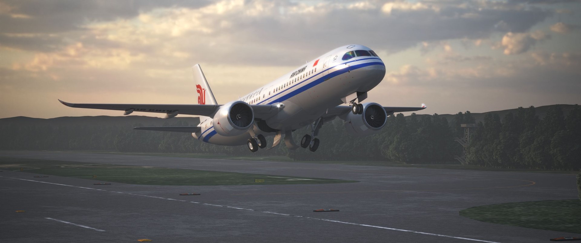 C919 Chinese Commercial Aircraft 3D Model - TurboSquid 2302888