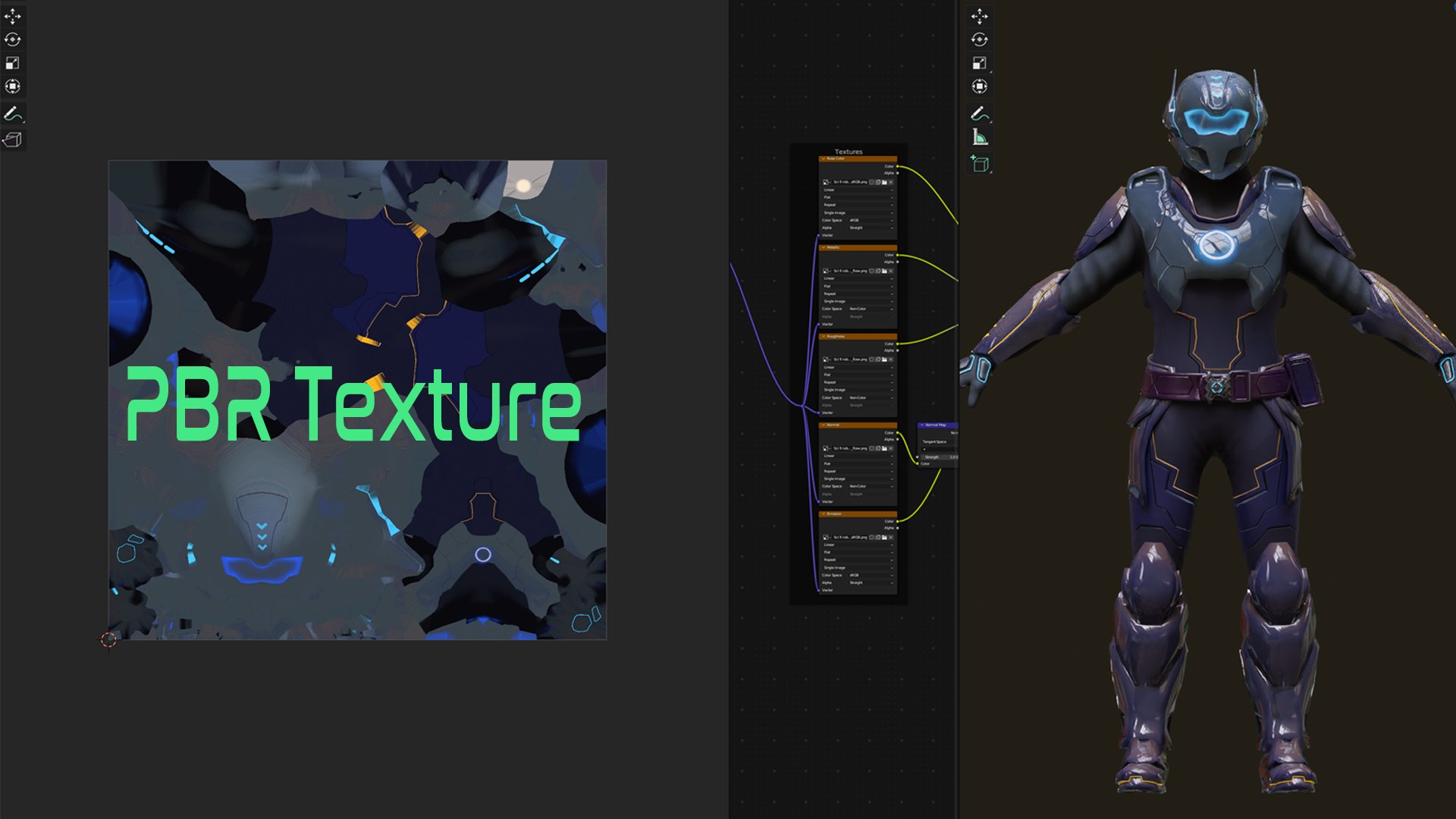 Nexus - Low Poly Sci-fi Character Low-poly 3D Model 3D Model ...
