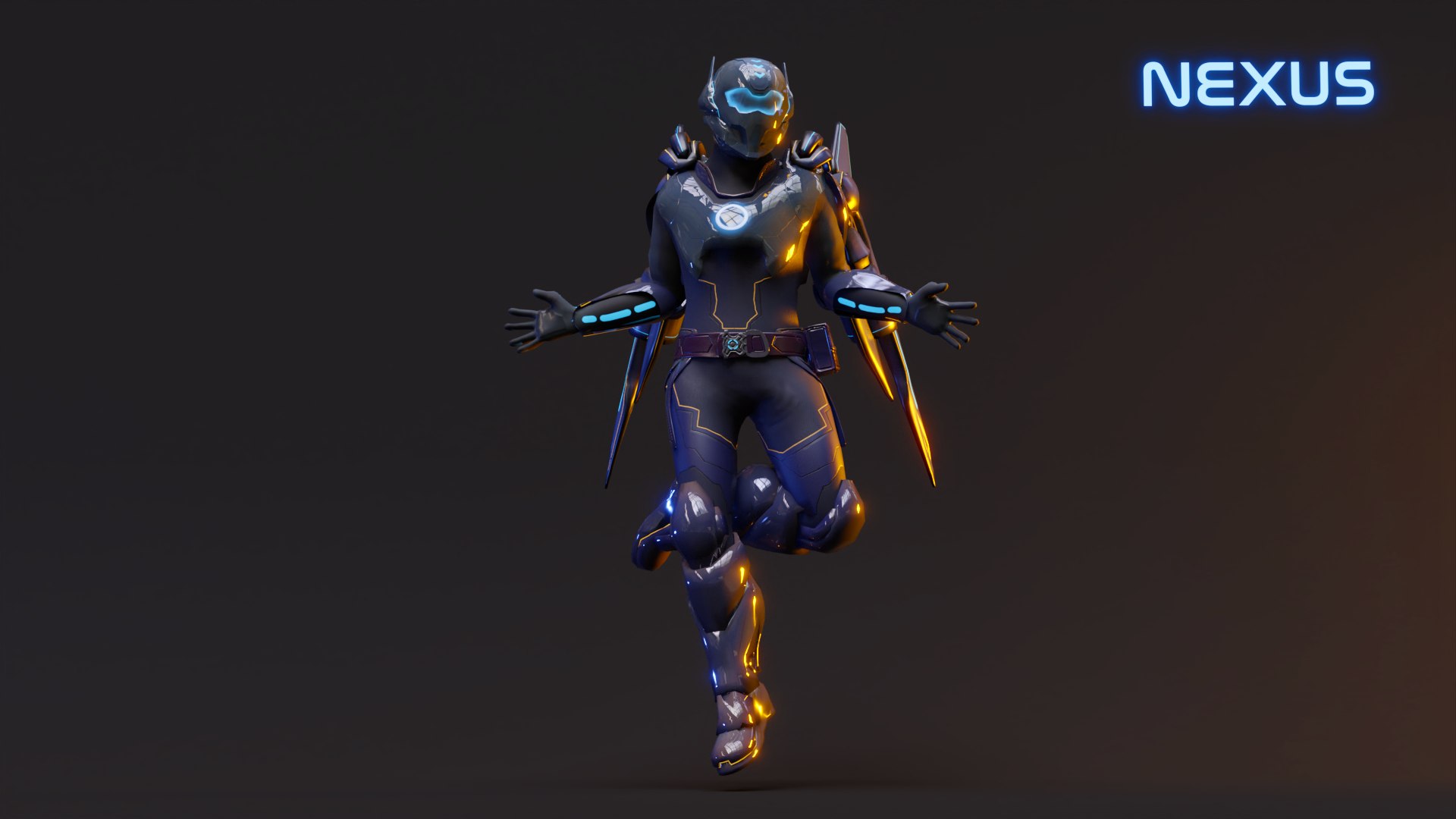 Nexus - Low Poly Sci-fi Character Low-poly 3D Model 3D Model ...