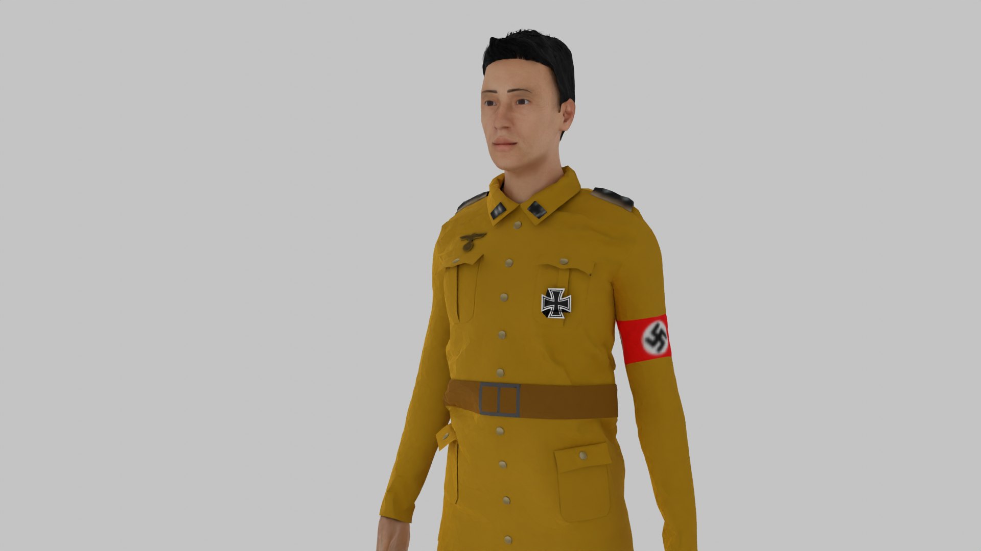GERMAN SS OFFICER 3D - TurboSquid 1971516
