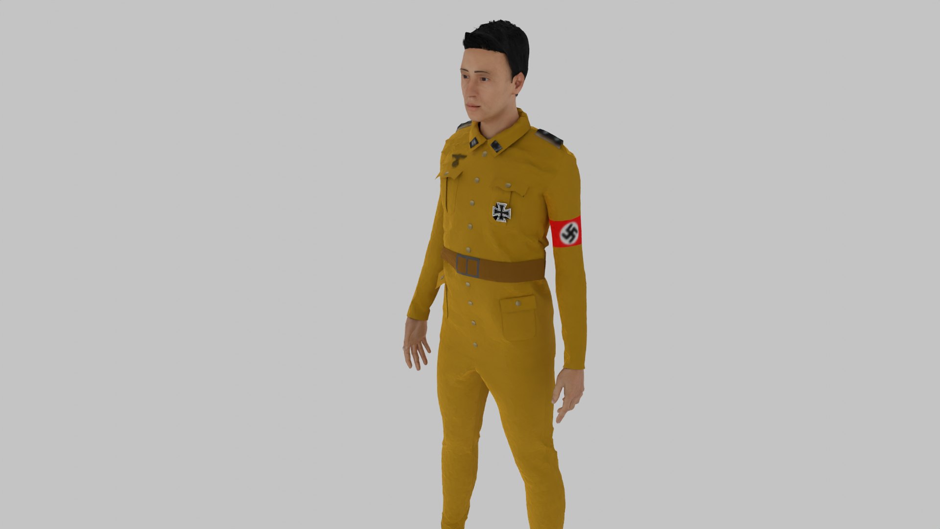 German Ss Officer 3d Turbosquid 1971516