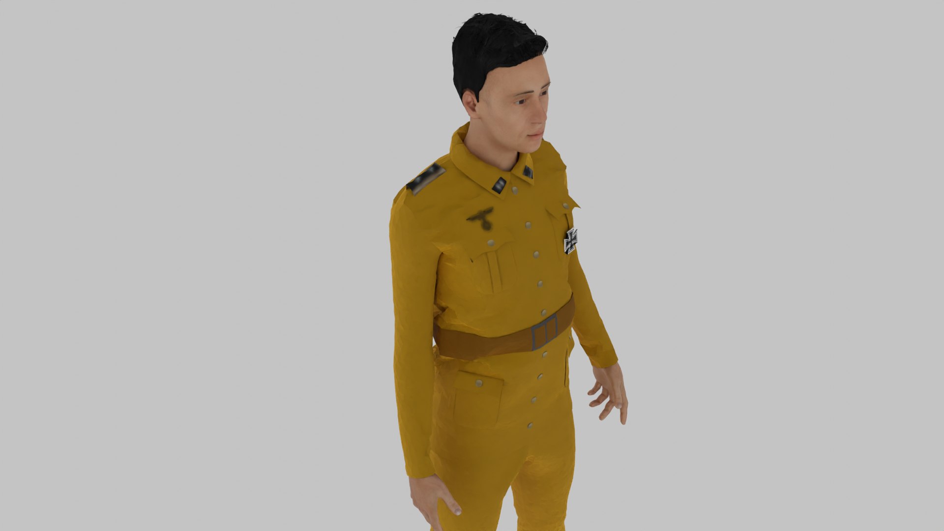 GERMAN SS OFFICER 3D - TurboSquid 1971516