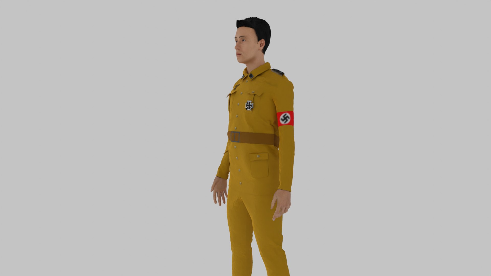 GERMAN SS OFFICER 3D - TurboSquid 1971516