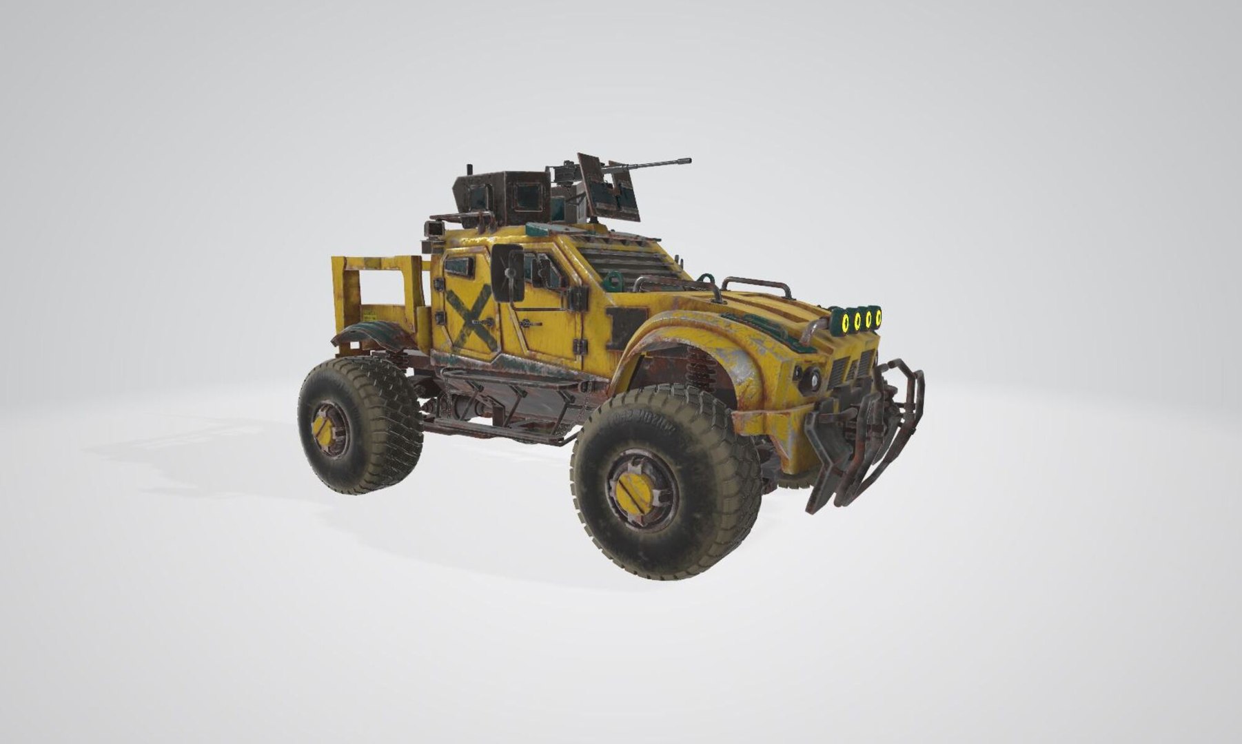 3D Model Armored ATV Vehicle - TurboSquid 2277187