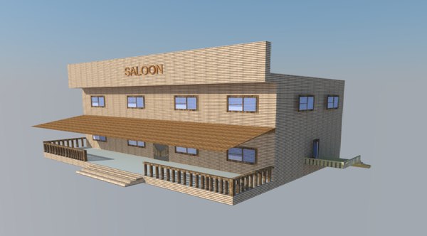 saloon 3d model