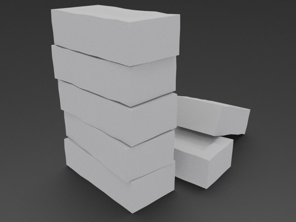 Brick stack 3D model - TurboSquid 1239837
