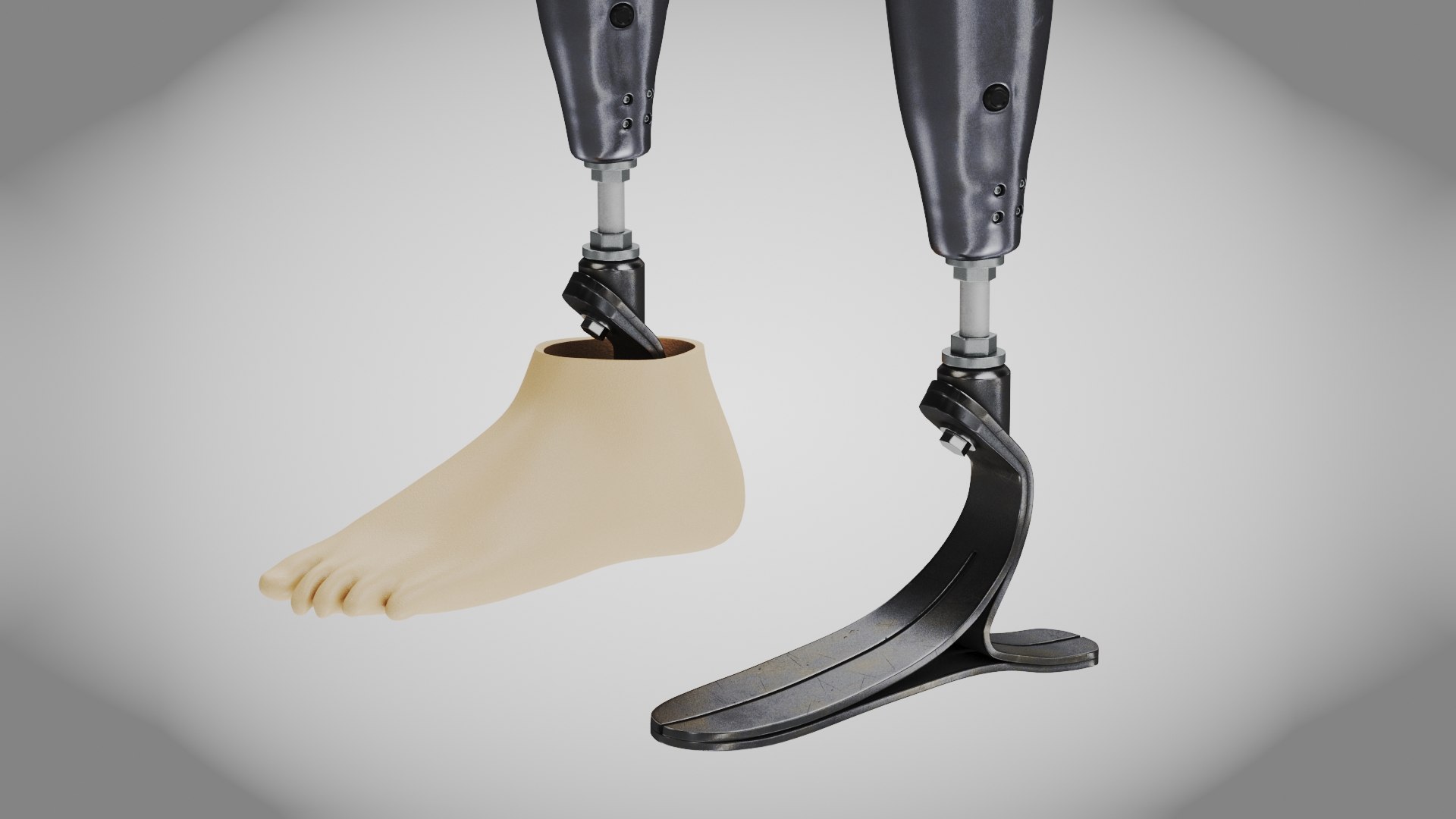Above Knee Leg Prosthetics 3D Model - TurboSquid 2133427