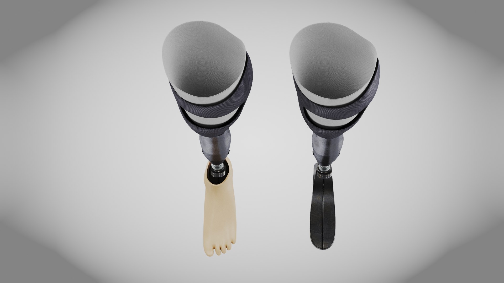Above Knee Leg Prosthetics 3D Model - TurboSquid 2133427