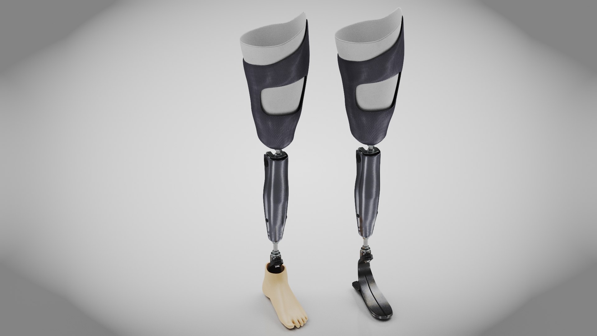 Above Knee Leg Prosthetics 3D Model - TurboSquid 2133427