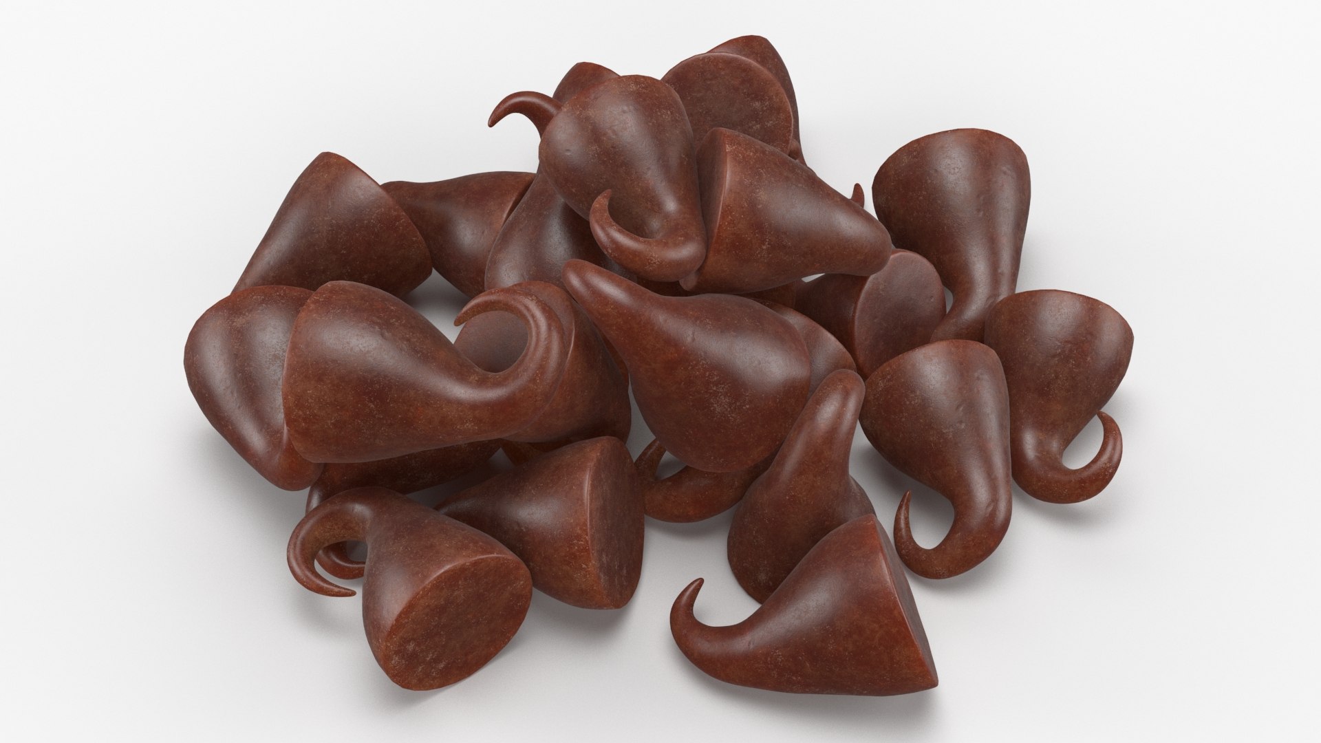 3D Chocolate Chips - TurboSquid 1818265