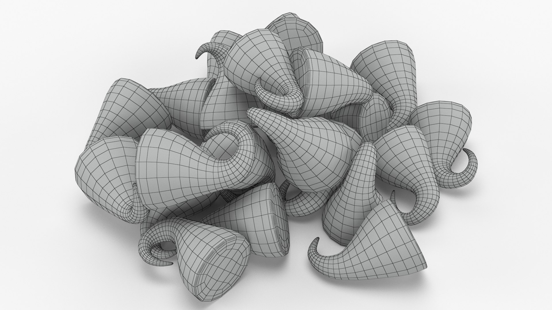 3D Chocolate Chips - TurboSquid 1818265