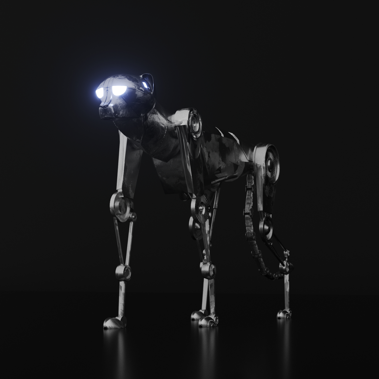 Cyber panther 3D model - TurboSquid 1304134