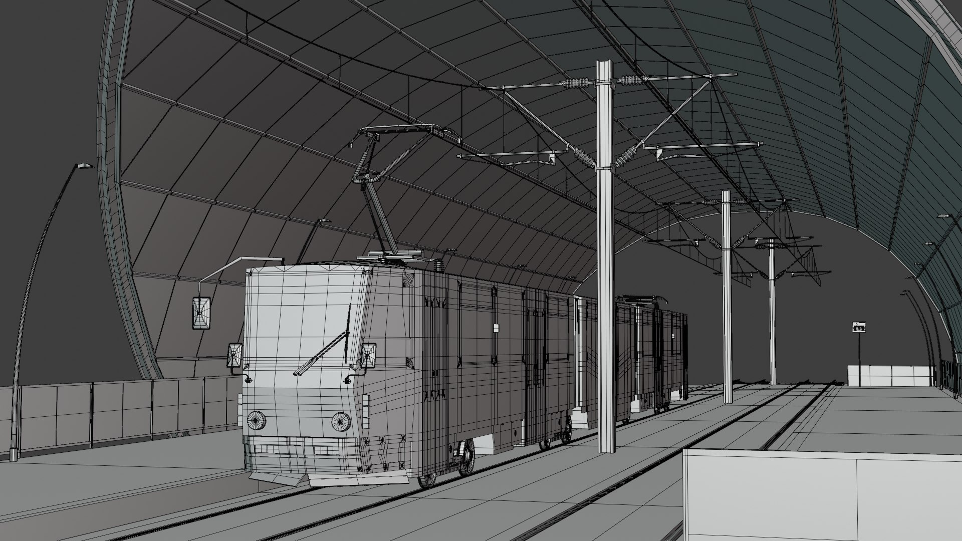 3D Model KT8D5 Tram Stops IX - TurboSquid 2314857