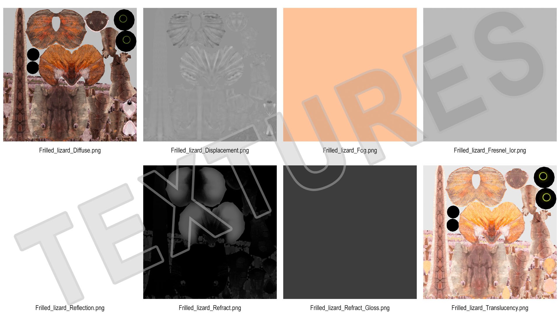 3D Frilled Dragon Crawling Pose Model - TurboSquid 2258996