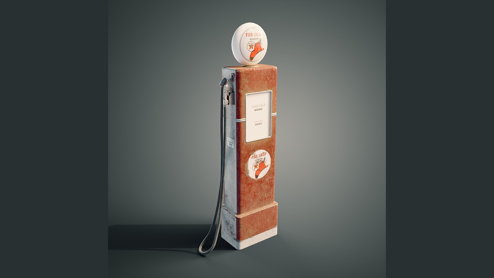 Old Petrol Pump Model - TurboSquid 1791763