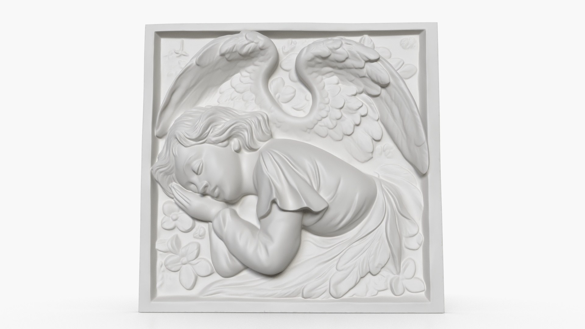 3D Angel Relief 2 Model - TurboSquid 2285024