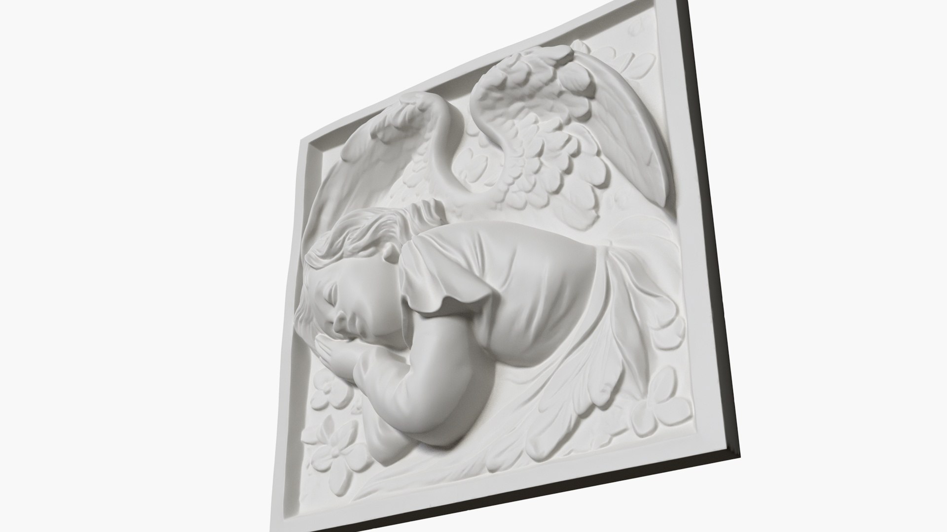 3D Angel Relief 2 Model - TurboSquid 2285024