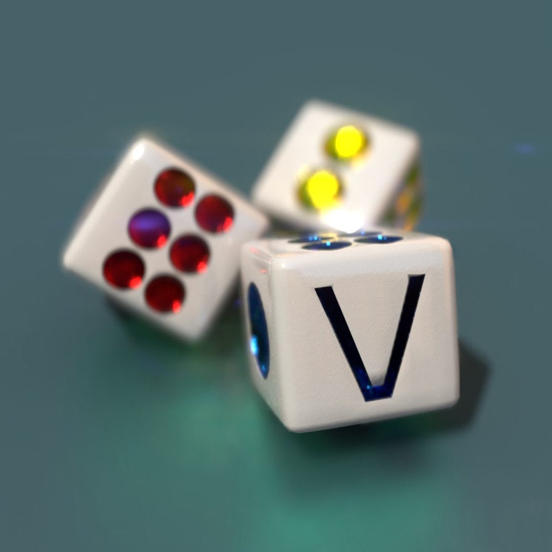 3D English Letter V Model - TurboSquid 1549450