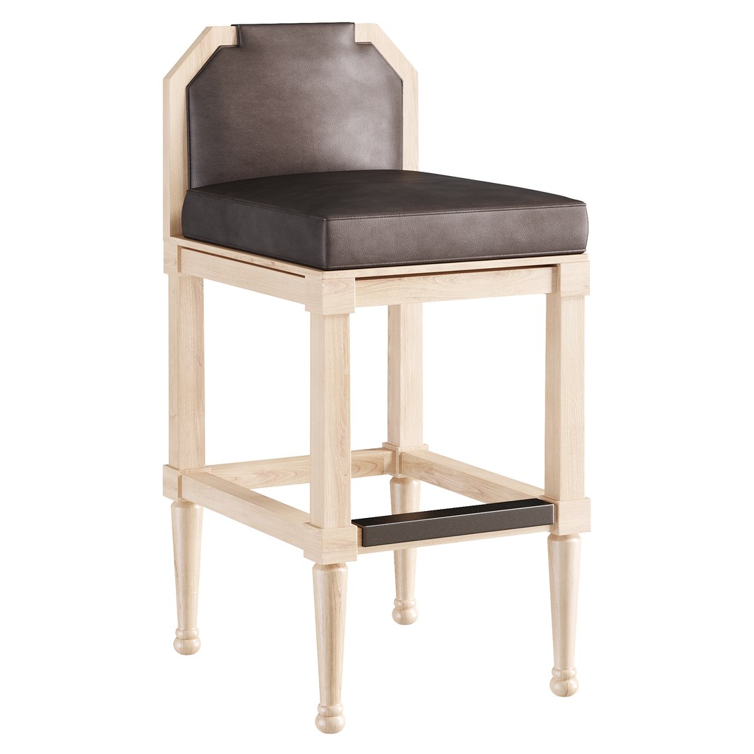 DILLIN BARSTOOL by baker 3D model - TurboSquid 1936817