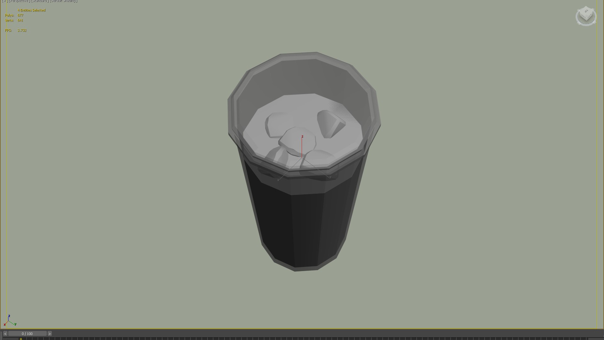 Low Poly Cartoon Donut 12 - Cold Brew Americano 3D - TurboSquid 2032156