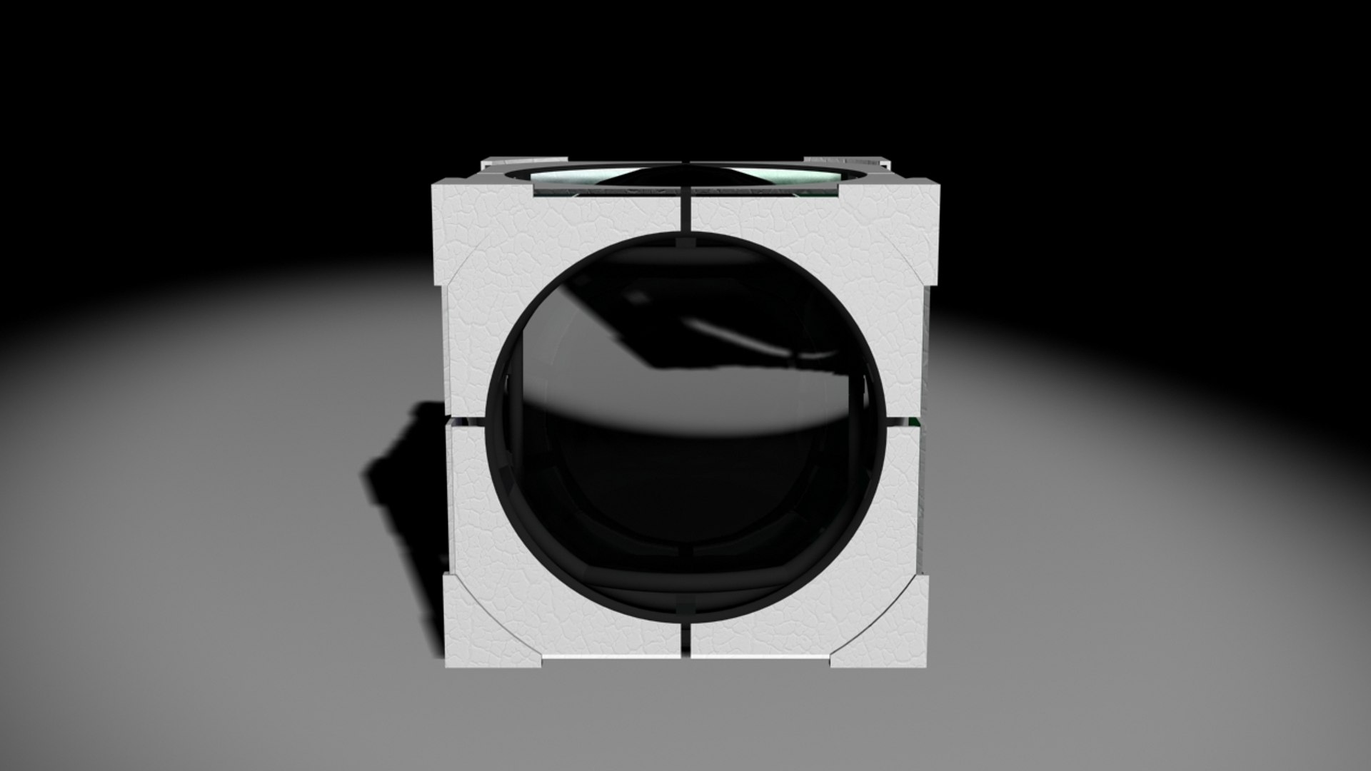 Refraction Cube Portal 2 3d Model