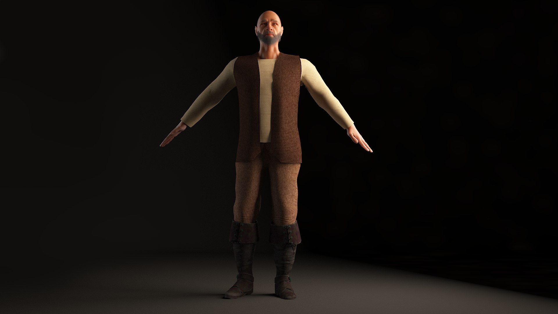 Medieval Man Unreal Engine Rig Model - TurboSquid 2340059