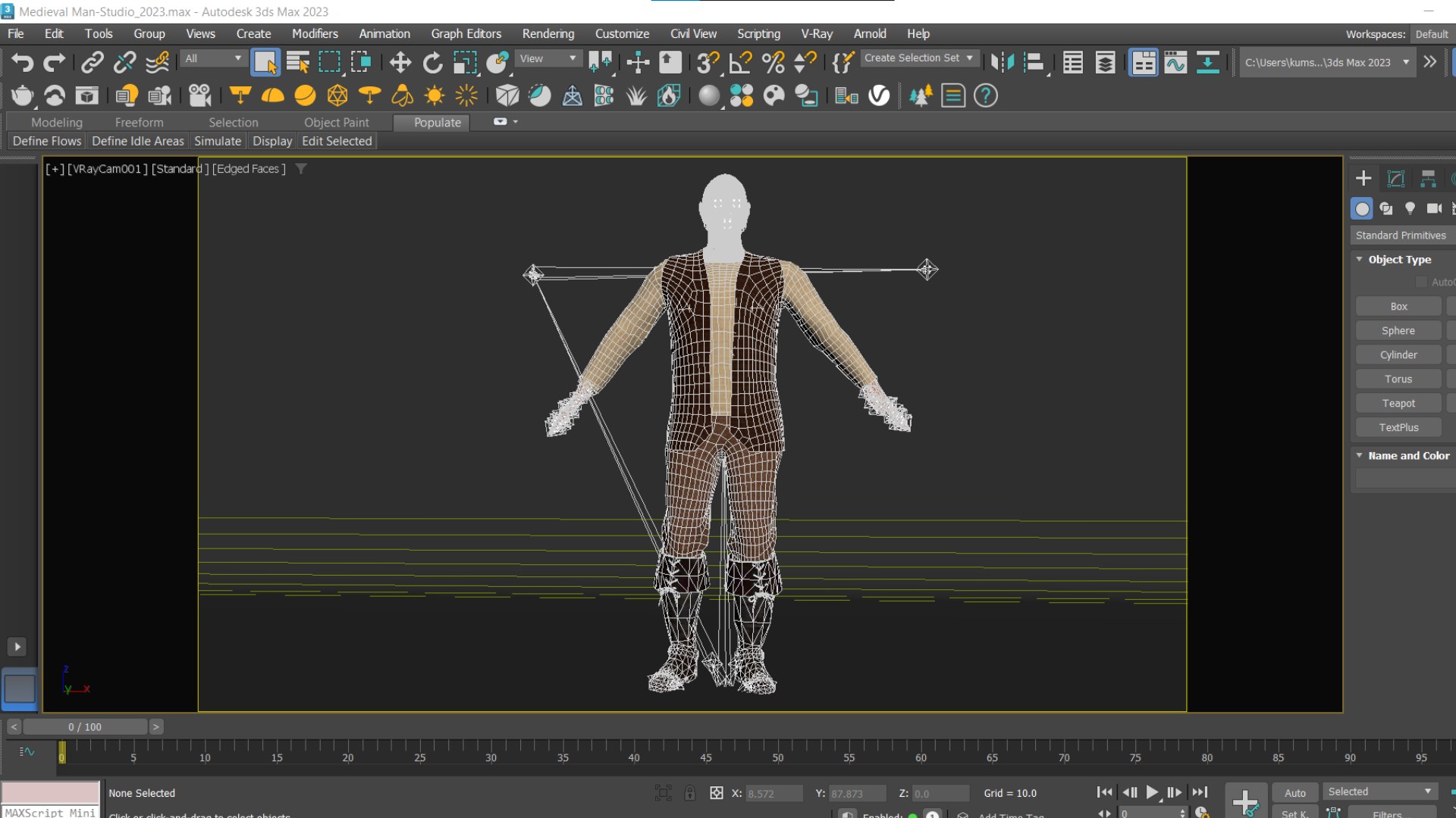 Medieval Man Unreal Engine Rig Model - TurboSquid 2340059