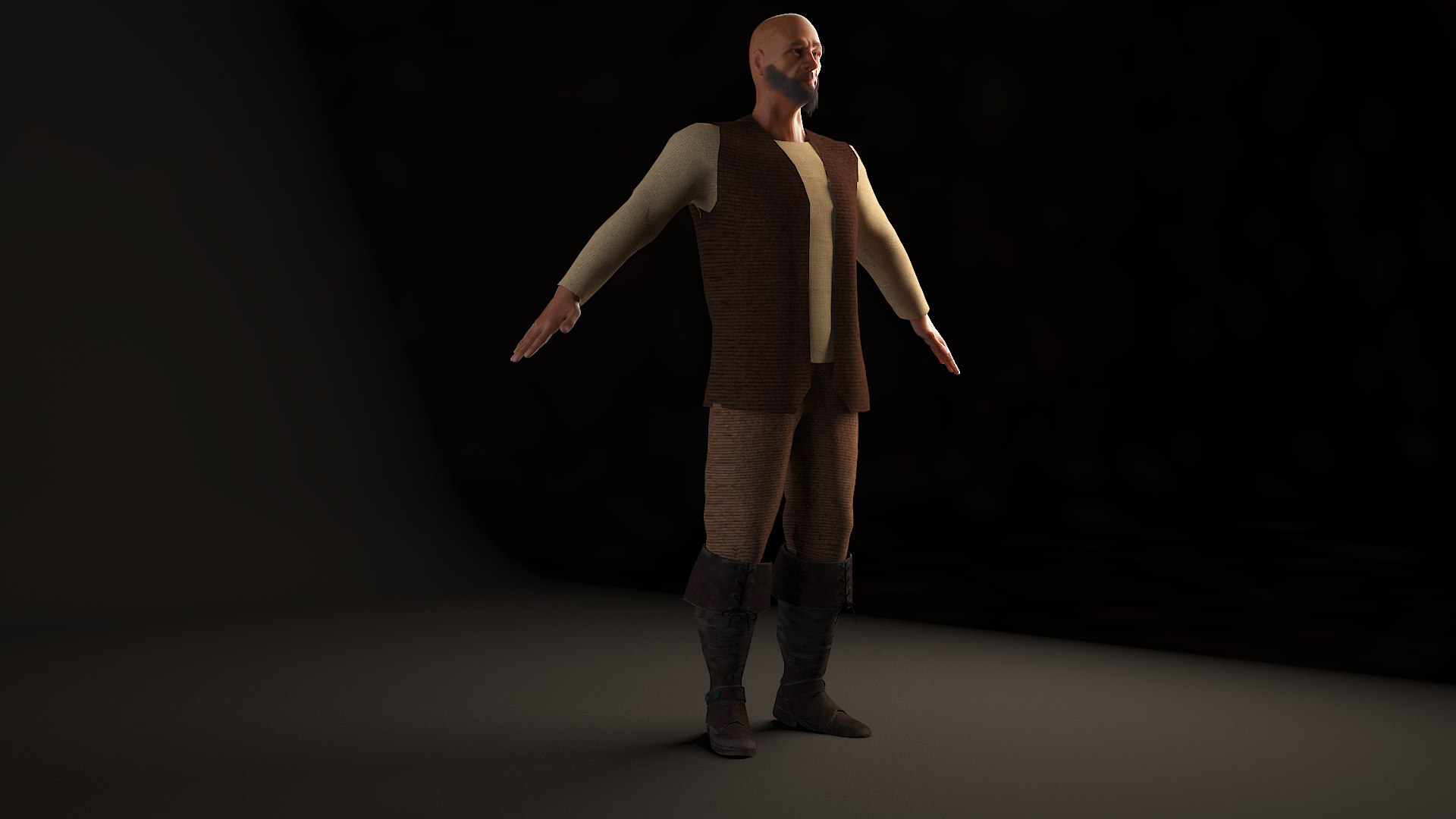 Medieval Man Unreal Engine Rig Model - TurboSquid 2340059