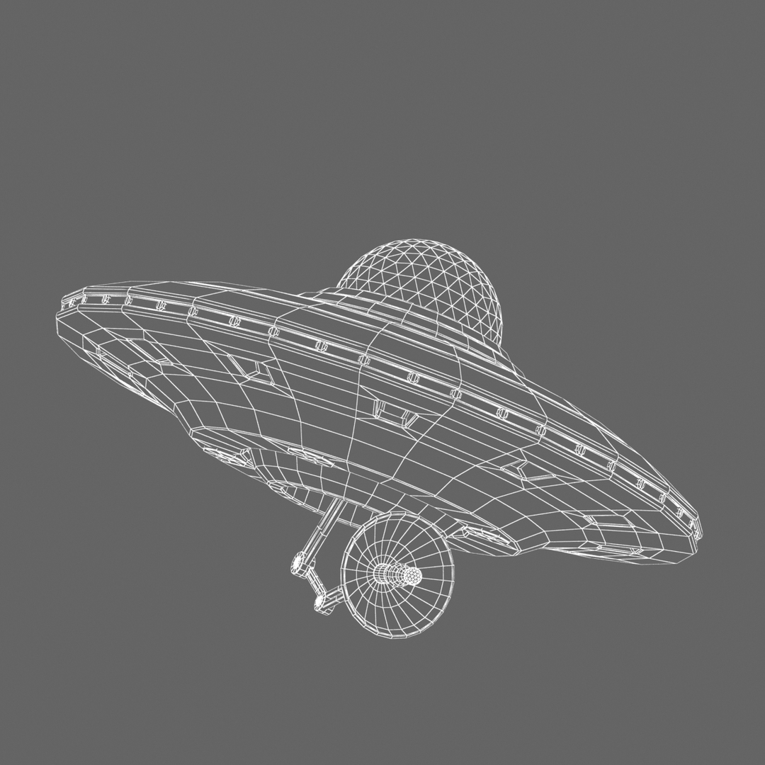 3d Ufo Model