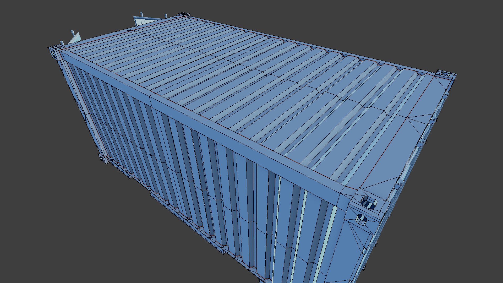3D model modeled shipping container - TurboSquid 1337947