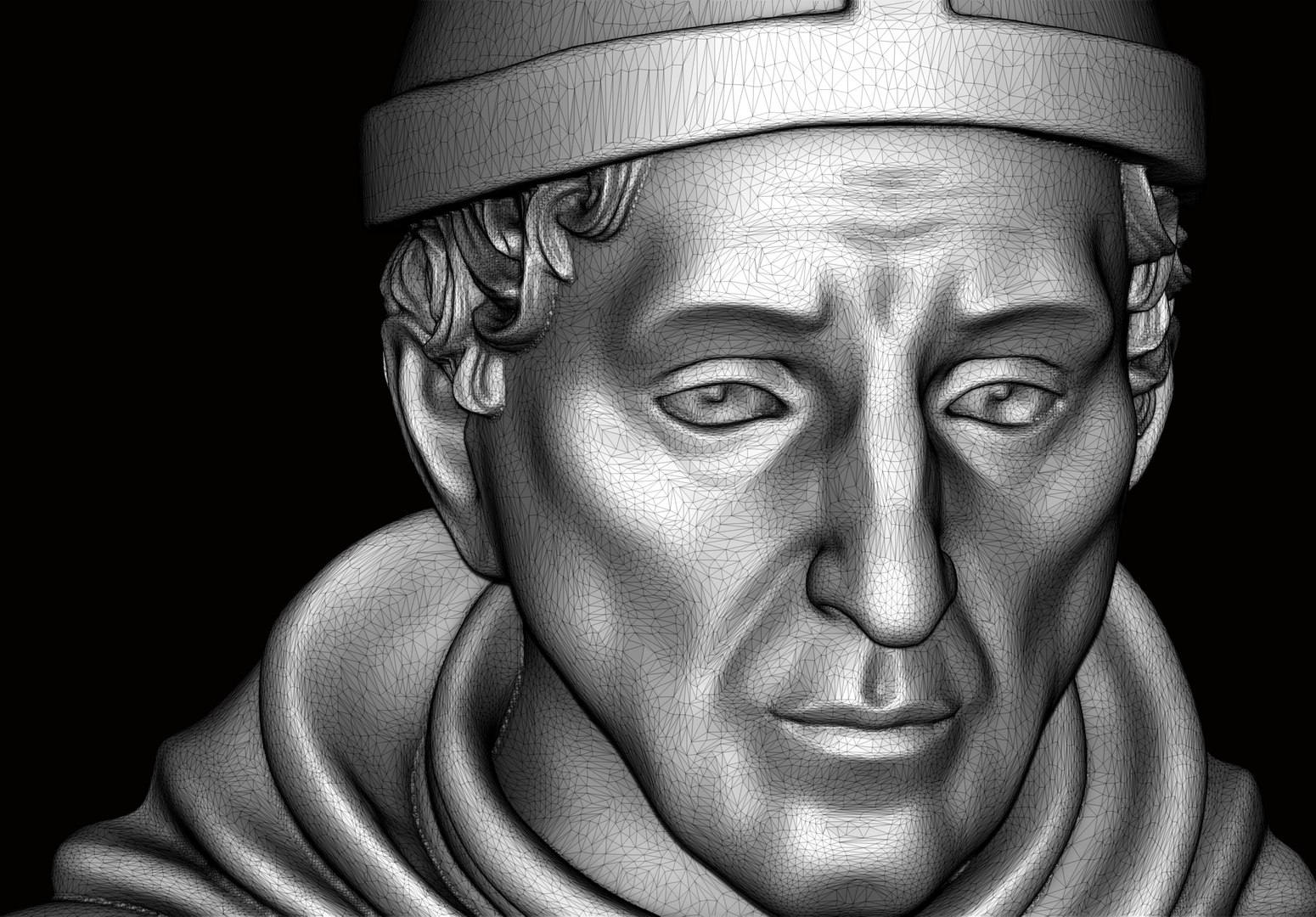 Saint Pope Gregory The Great Bas Relief Pendant 3D Model - TurboSquid ...