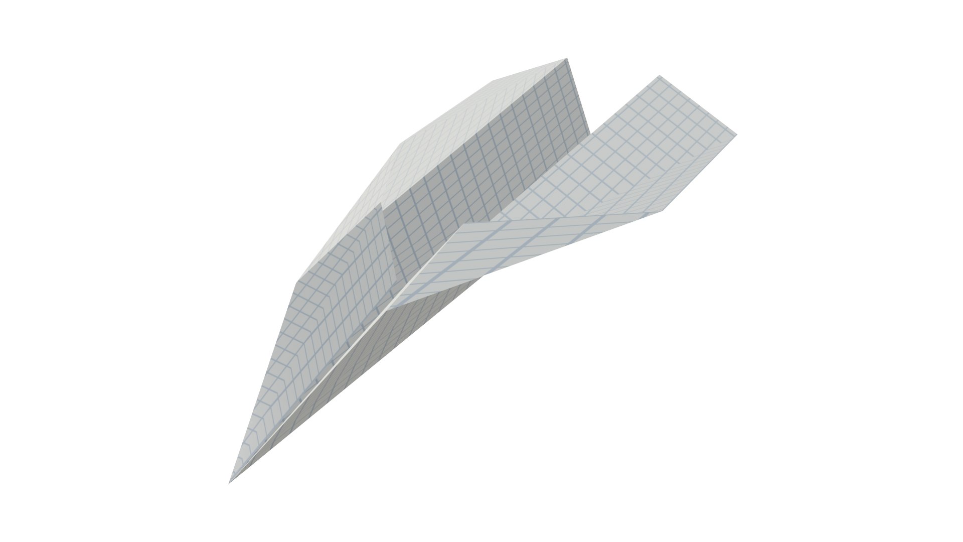 Paper airplane 3D model - TurboSquid 1881396