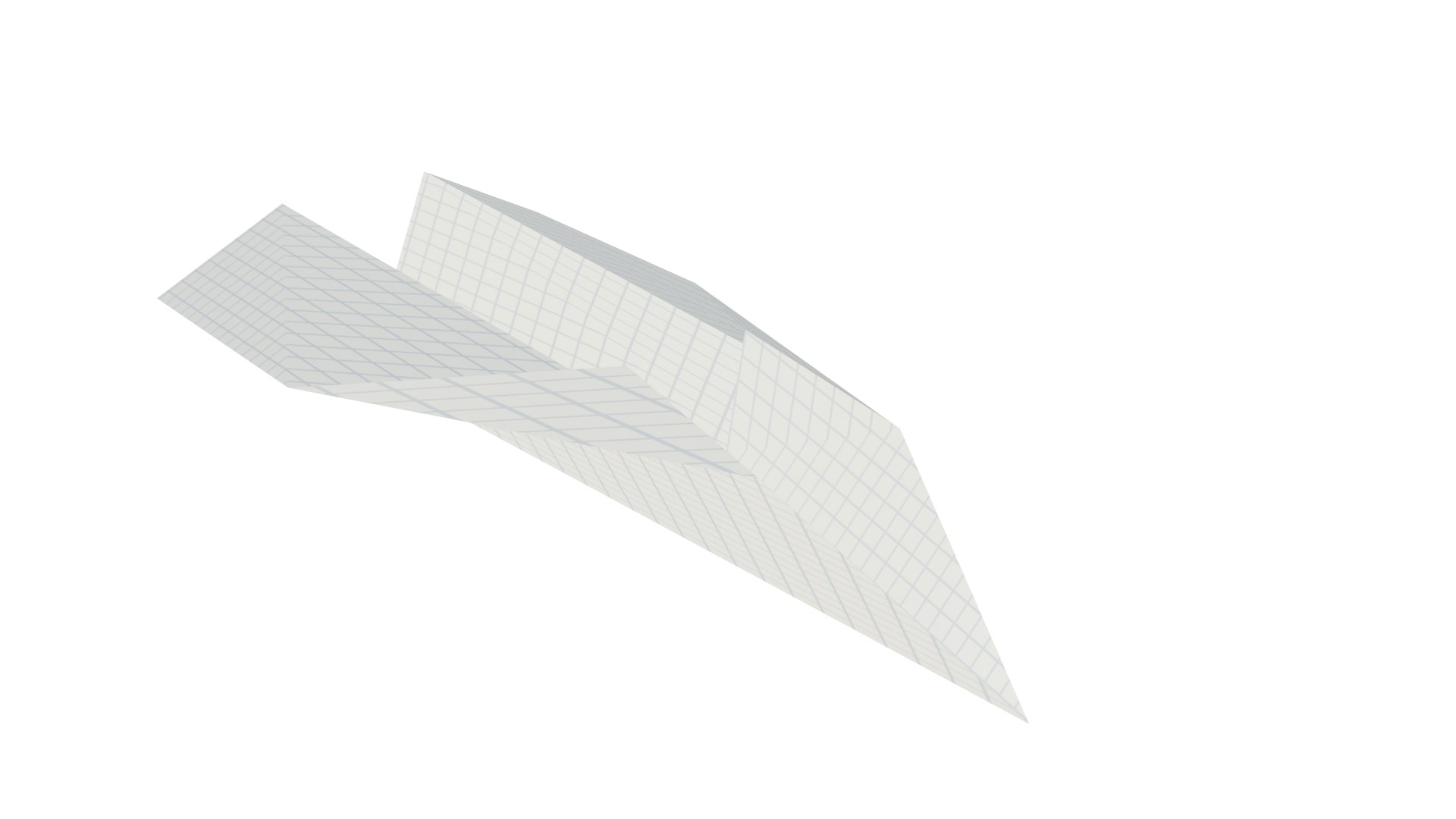 Paper airplane 3D model - TurboSquid 1881396
