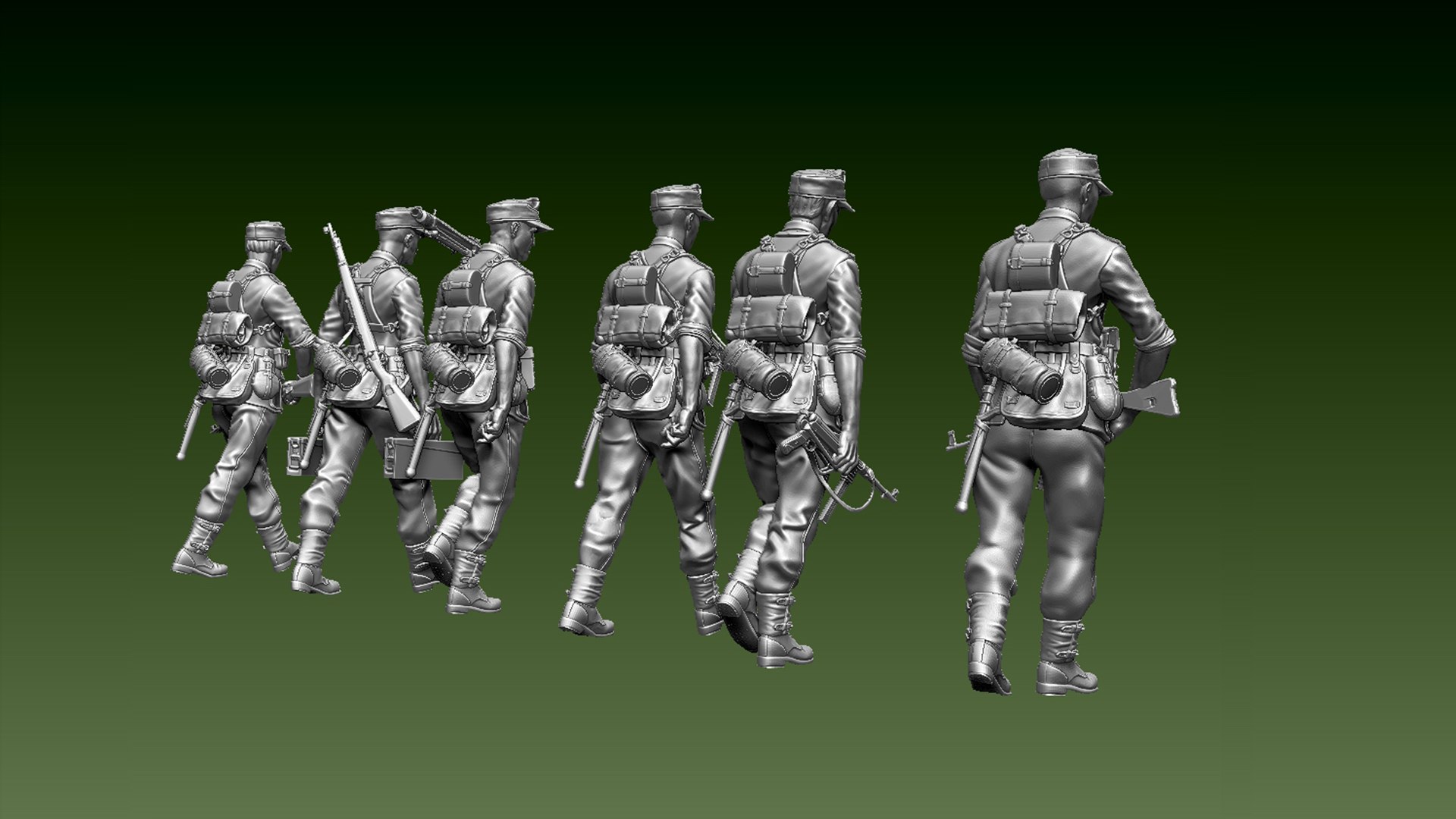 German Soldiers 3D - TurboSquid 2012993