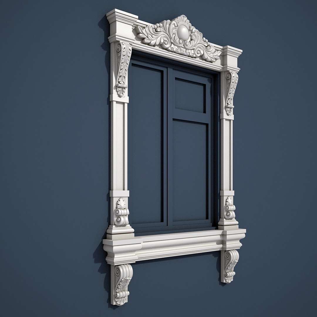 Window Frame 3d Obj