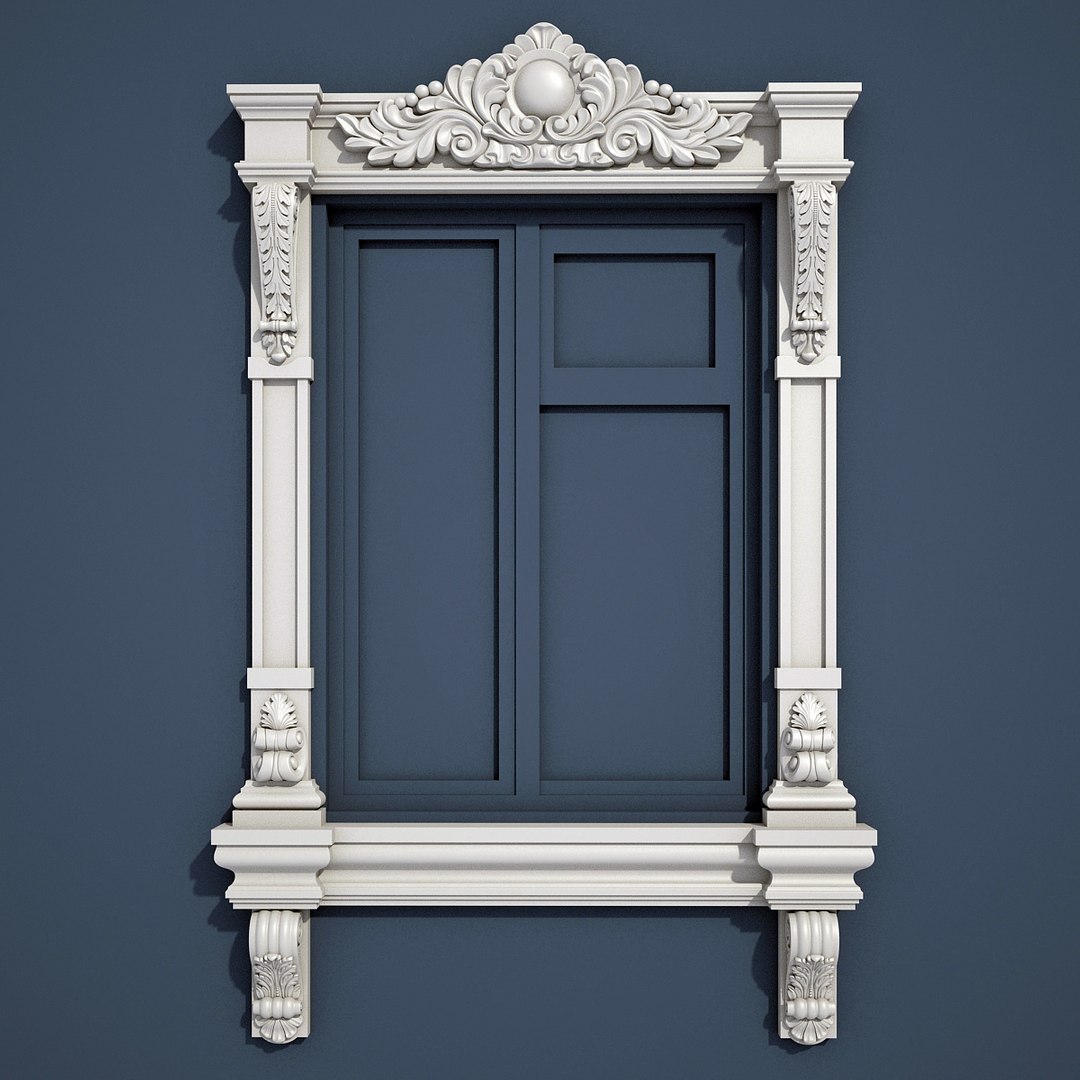 Window Frame 3d Obj
