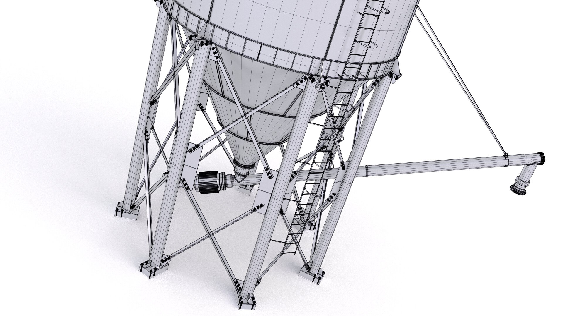 3D Silo - TurboSquid 1525698