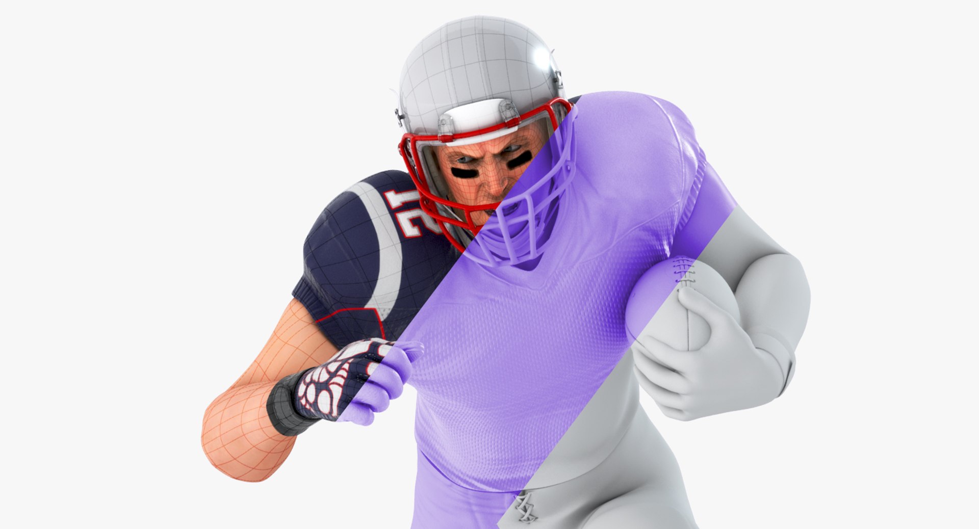 Football American Model - TurboSquid 1191028