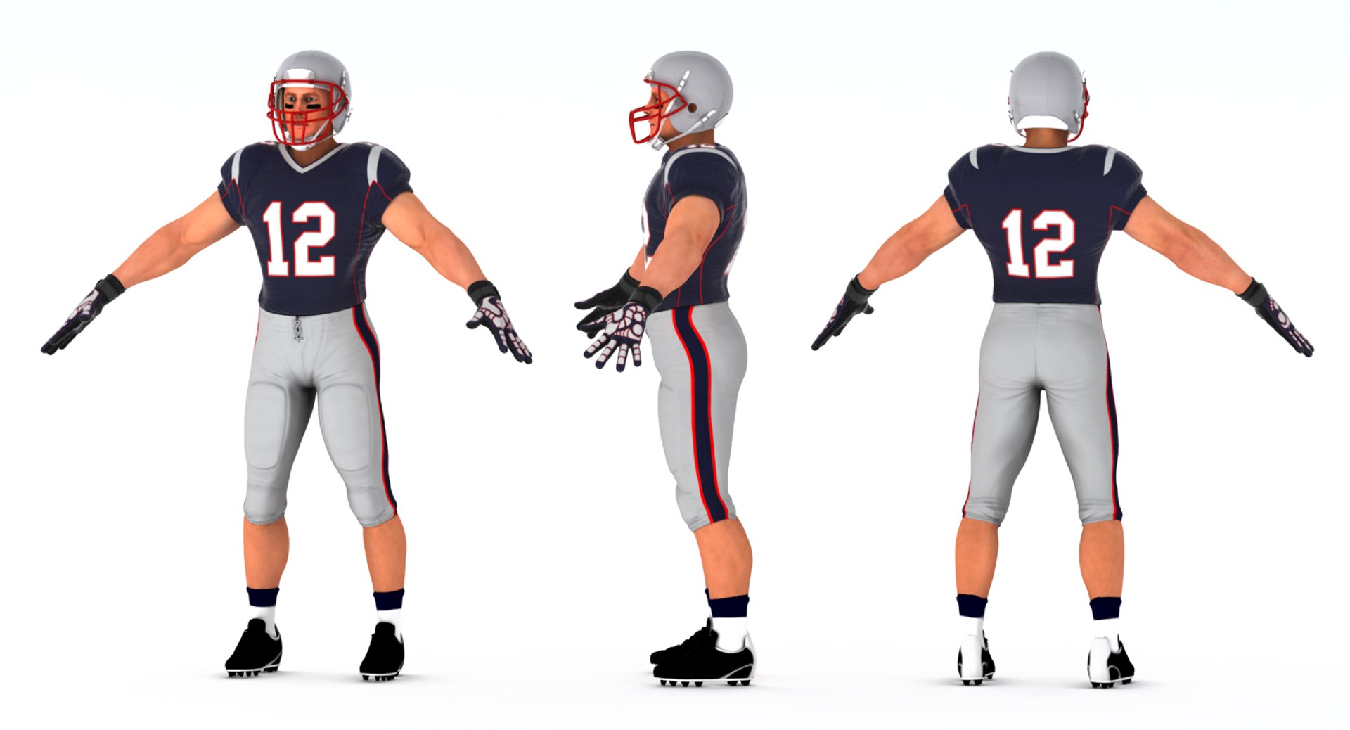 Football American Model - TurboSquid 1191028