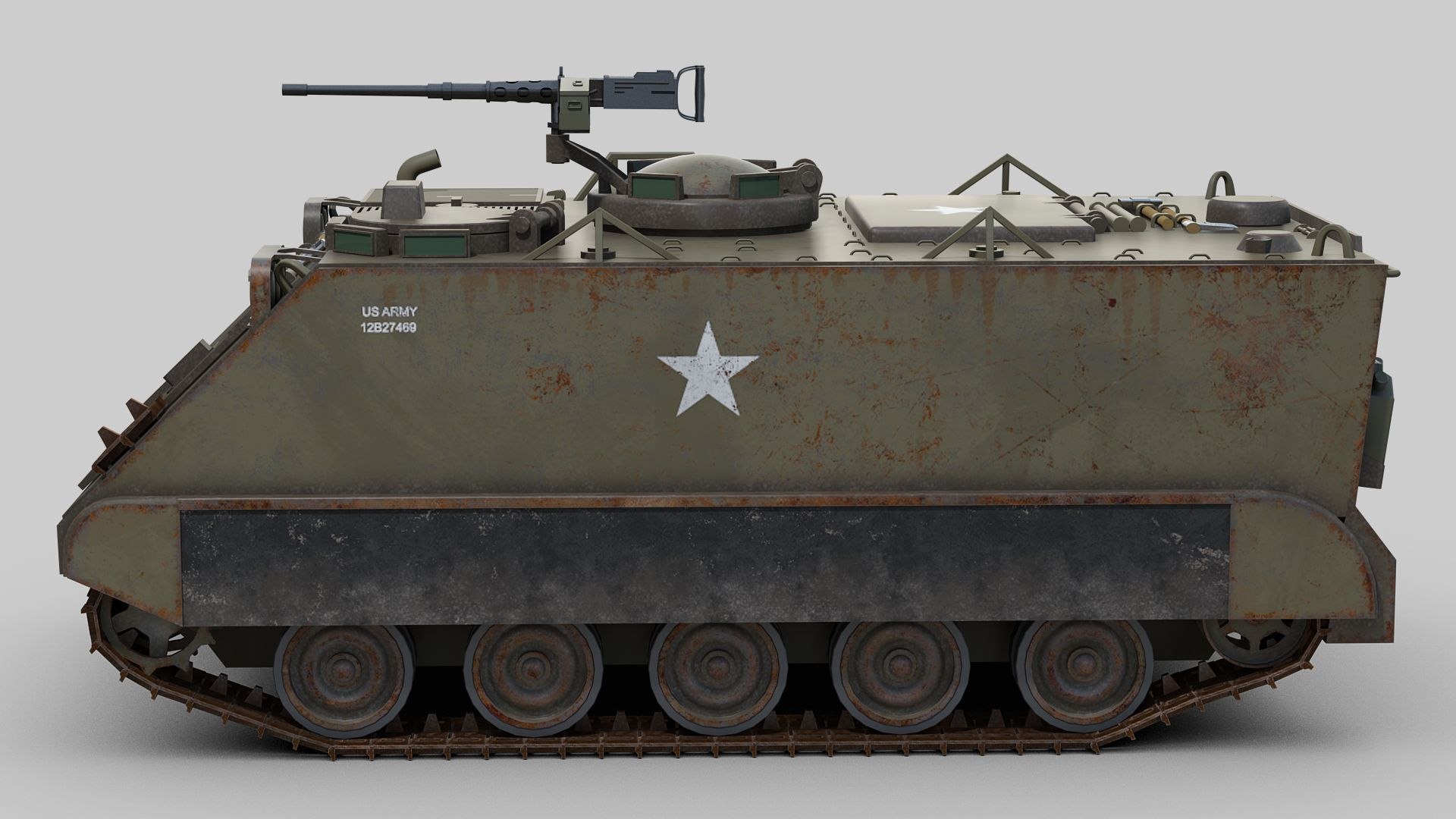M 113 APC 3D Model - TurboSquid 1848188