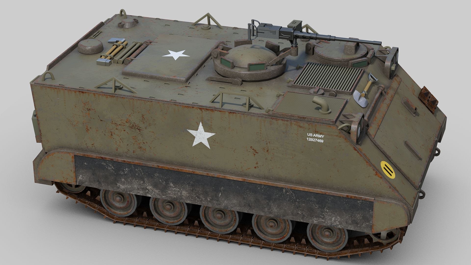 M 113 APC 3D Model - TurboSquid 1848188