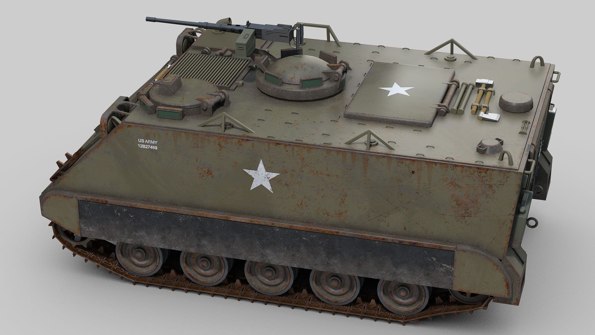 M 113 APC 3D Model - TurboSquid 1848188