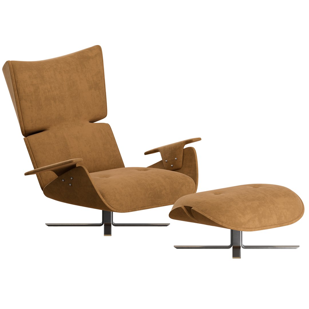 Paulistana Lounge Armchair By Espasso Model - TurboSquid 2282683