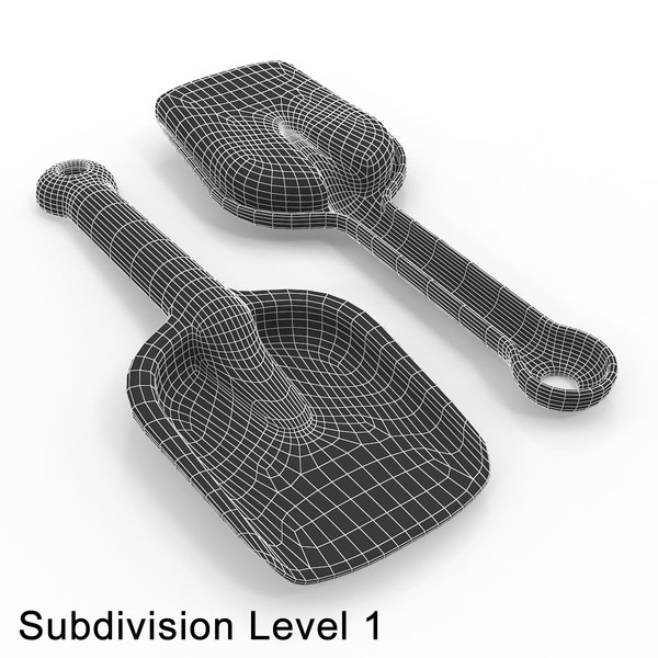 toy spade 3d model