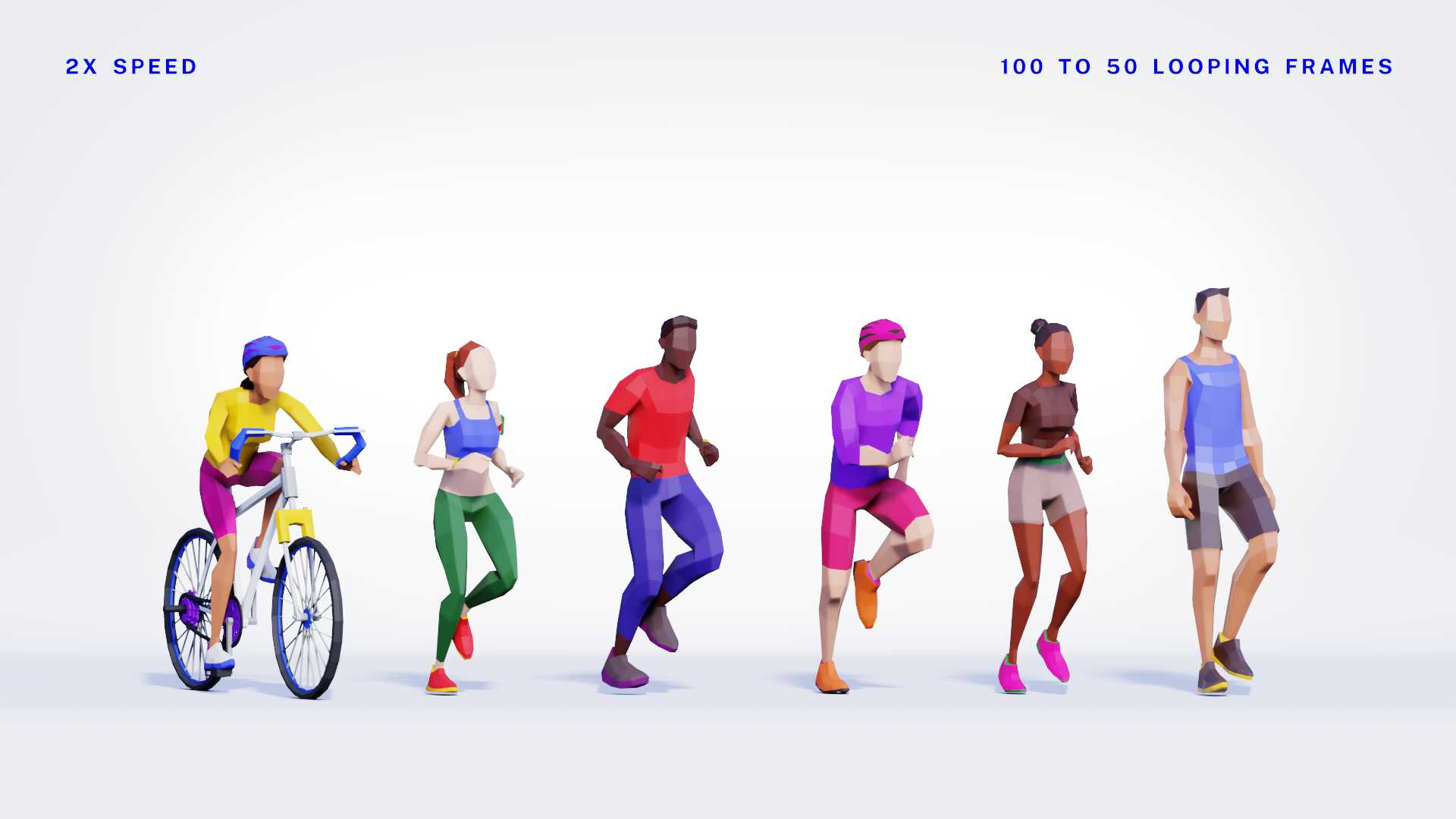 3D Model Exercising People - Animated And Rigged - TurboSquid 2046115