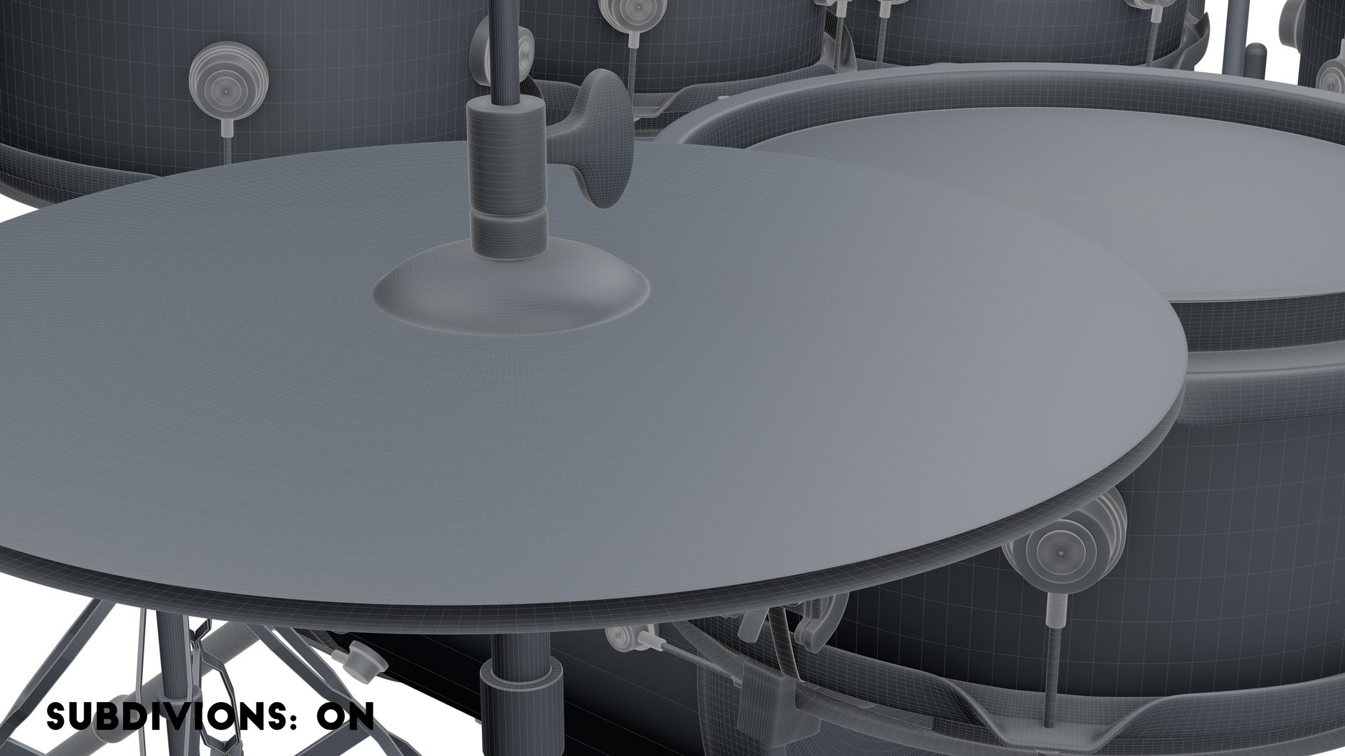 3D Cymbal Drums Model - TurboSquid 1631327