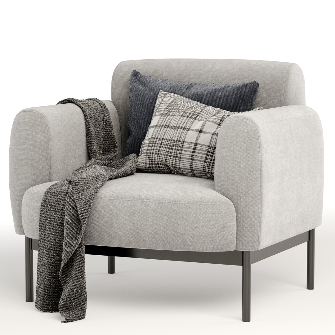 Puff Lounge Chair By Blu Dot 3D Model - TurboSquid 2164549