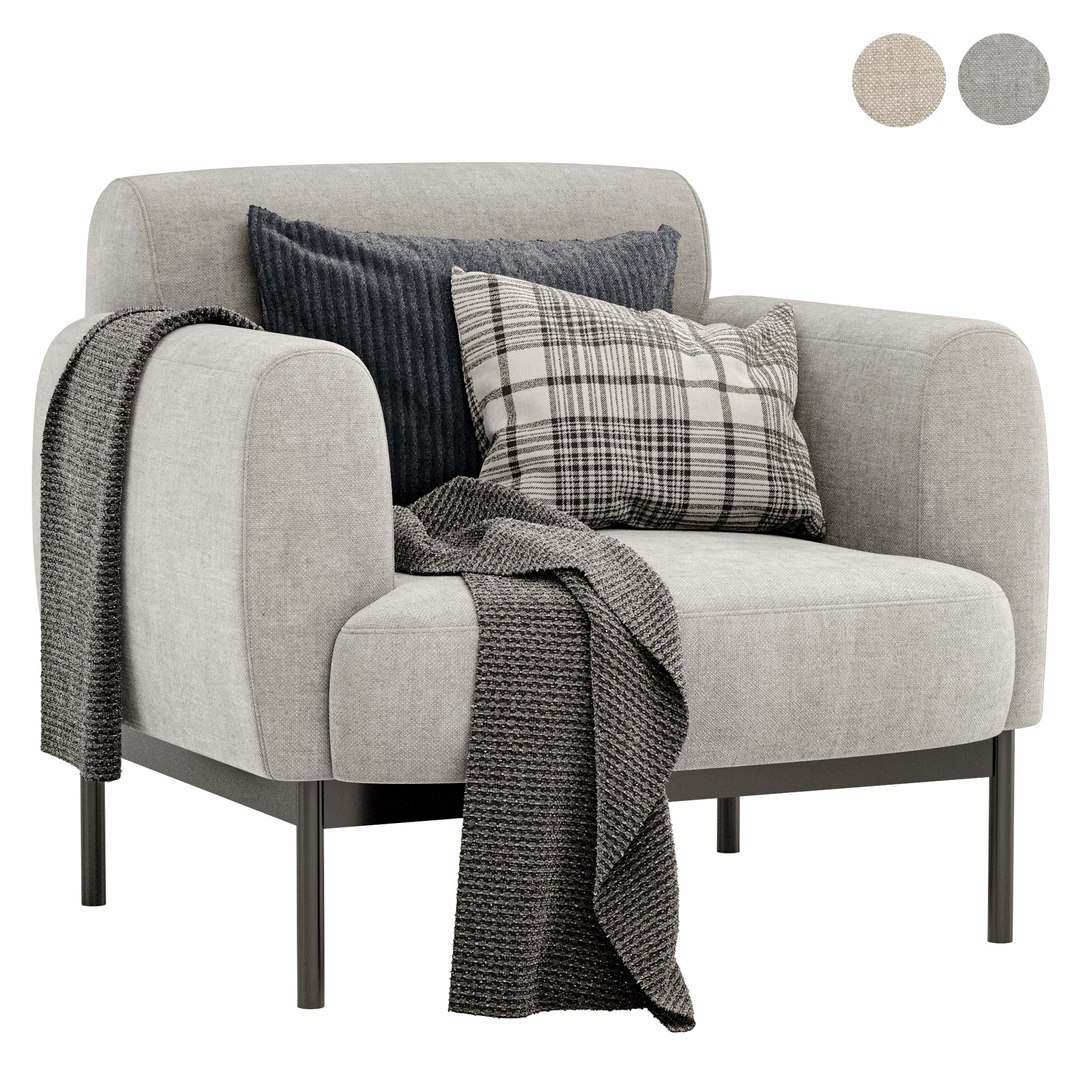 Puff Lounge Chair By Blu Dot 3D Model - TurboSquid 2164549