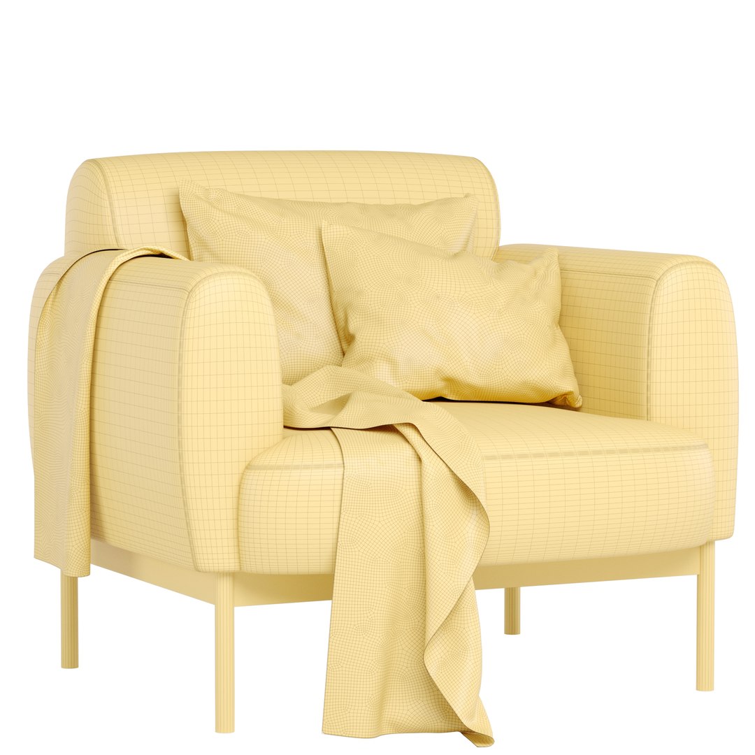 Puff Lounge Chair By Blu Dot 3D Model - TurboSquid 2164549