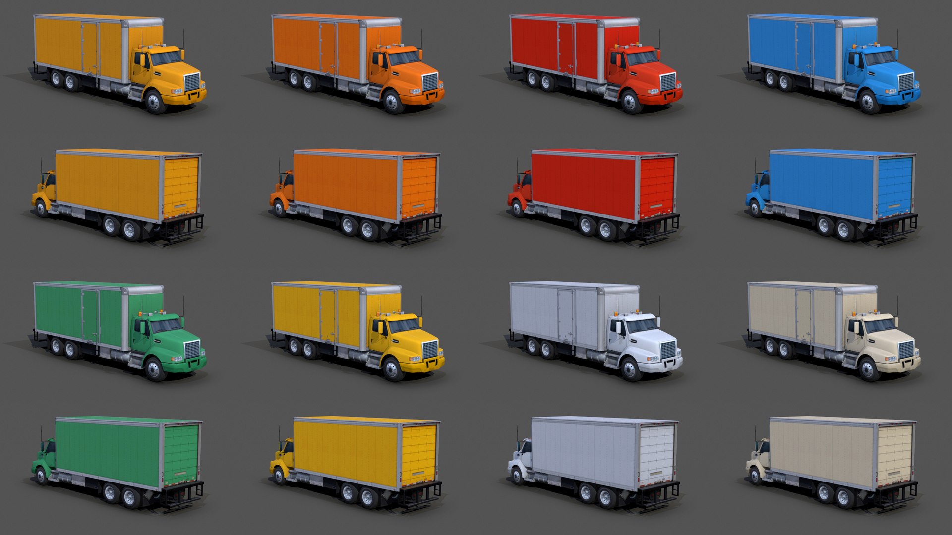 3D Box Truck - TurboSquid 2428247